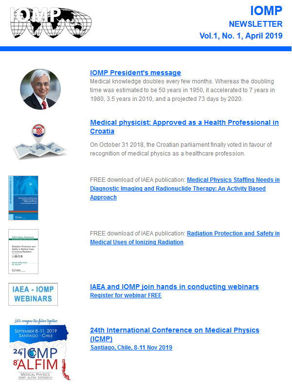 Publications – International Organization for Medical Physics